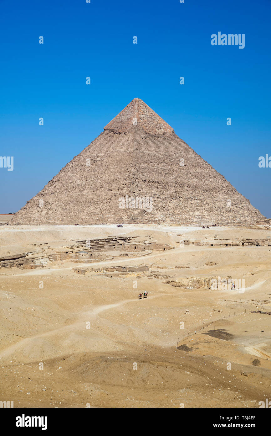 The Great Pyramid, Giza Plateau near Cairo, Egypt Stock Photo - Alamy