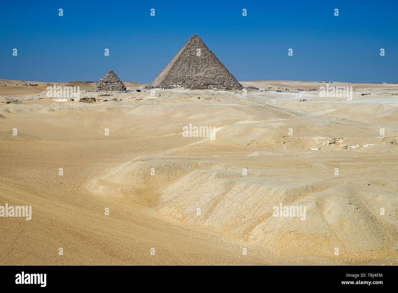 Giza pyramid complex near Cairo, Egypt Stock Photo - Alamy
