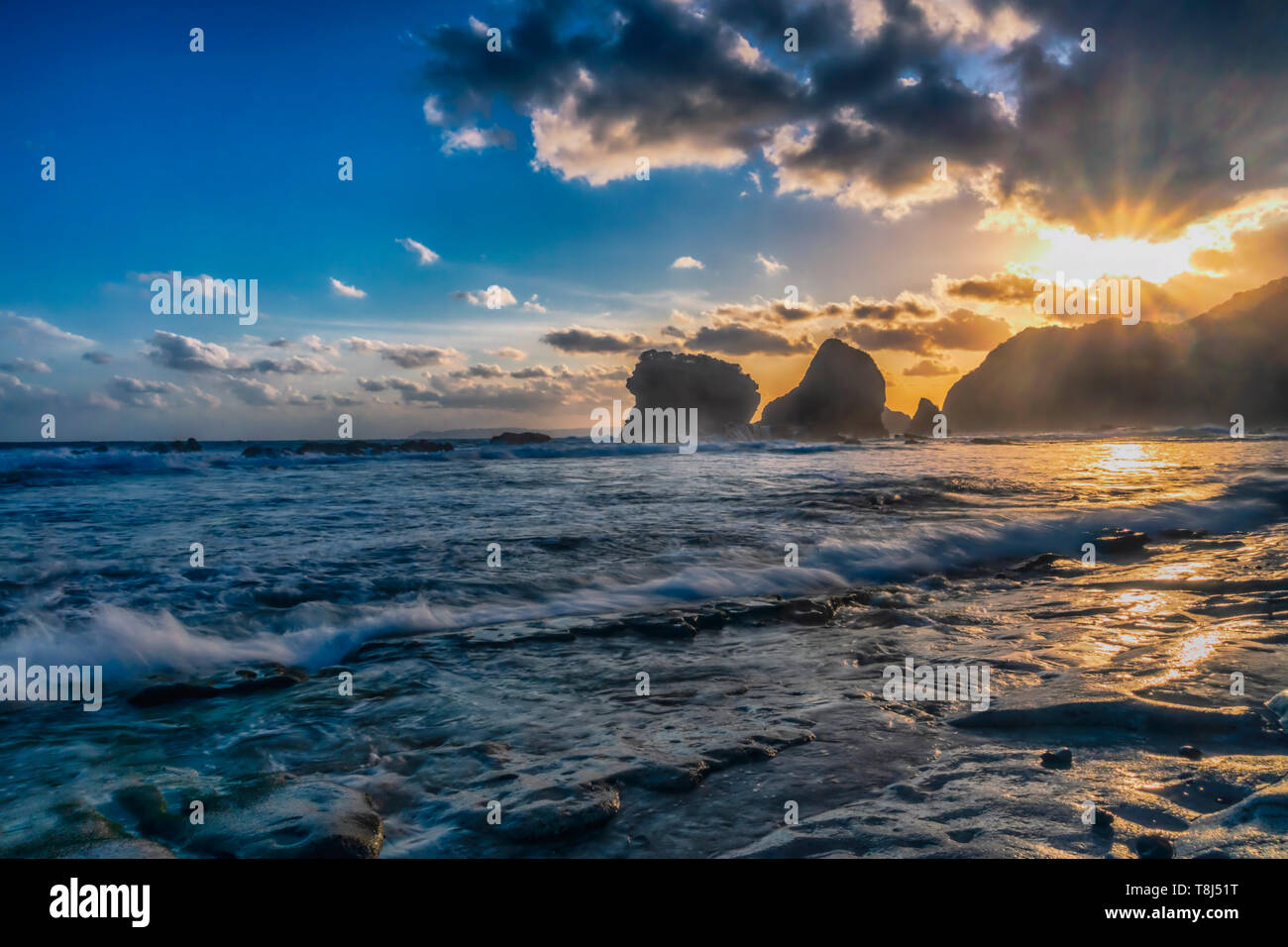 Papuma beach, East Java, Indonesia Stock Photo - Alamy