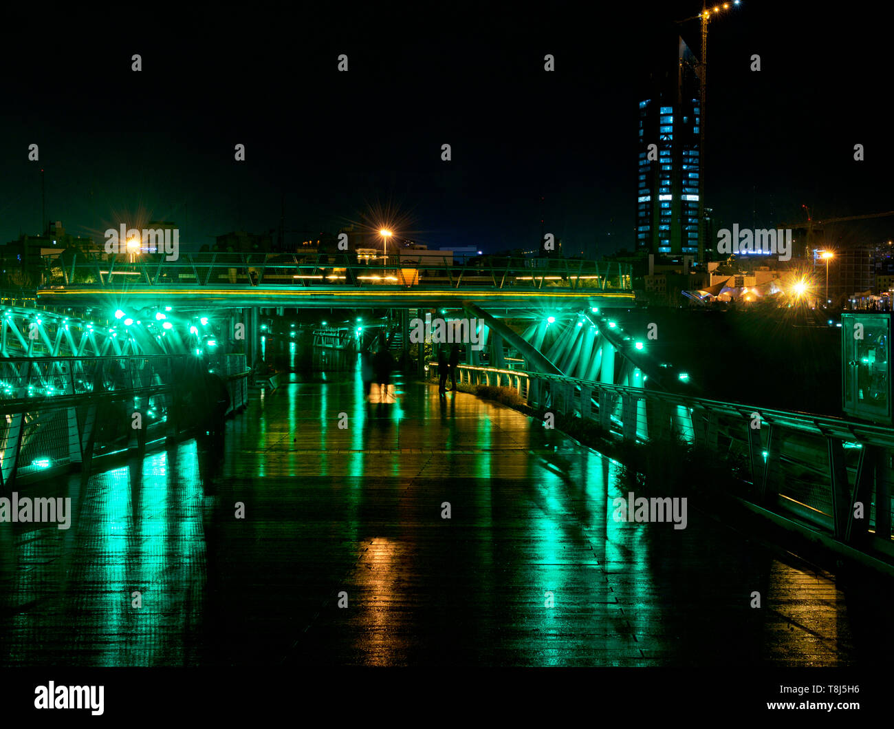 Cityscape at night, Tehran, Iran Stock Photo - Alamy