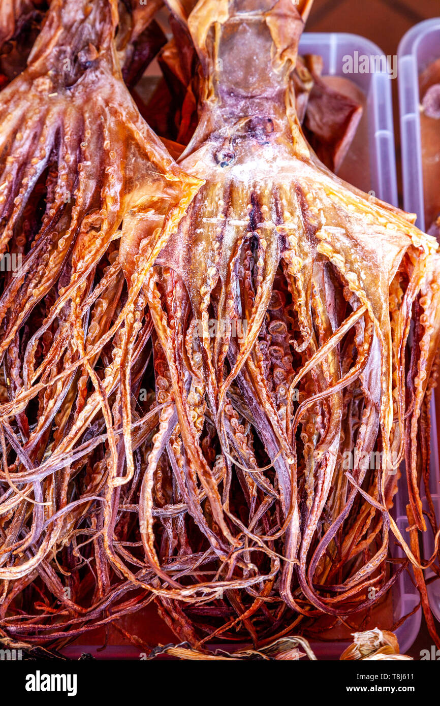 Exotic Dried Foods For Sale, Chinatown, Singapore, South East Asia ...