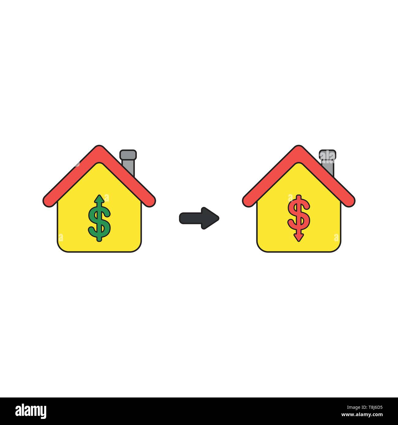 Upside Down House Symbol