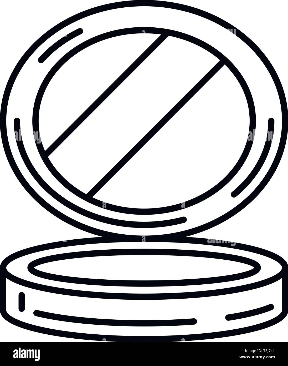 Small Mirror Icon Vector Stock Vector Image & Art - Alamy