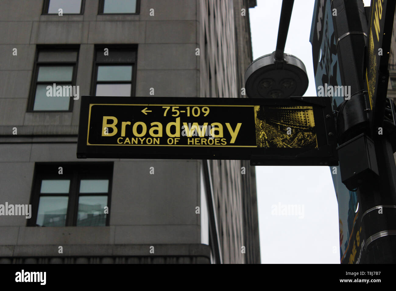 Broadway street sign, manhattan, new york, America, usa Stock Photo - Alamy