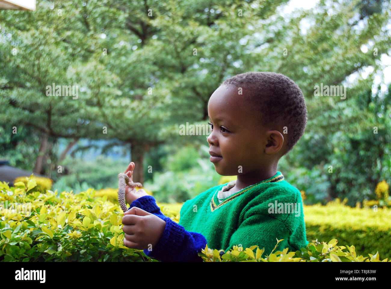 Kid in rural area, Moshi district, Tanzania Stock Photo - Alamy