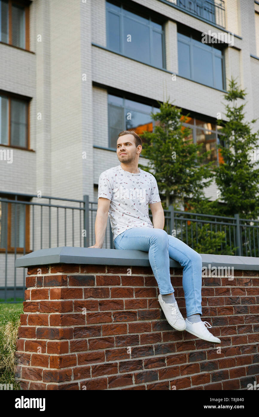 Man building fence man building fence hi-res stock photography and ...