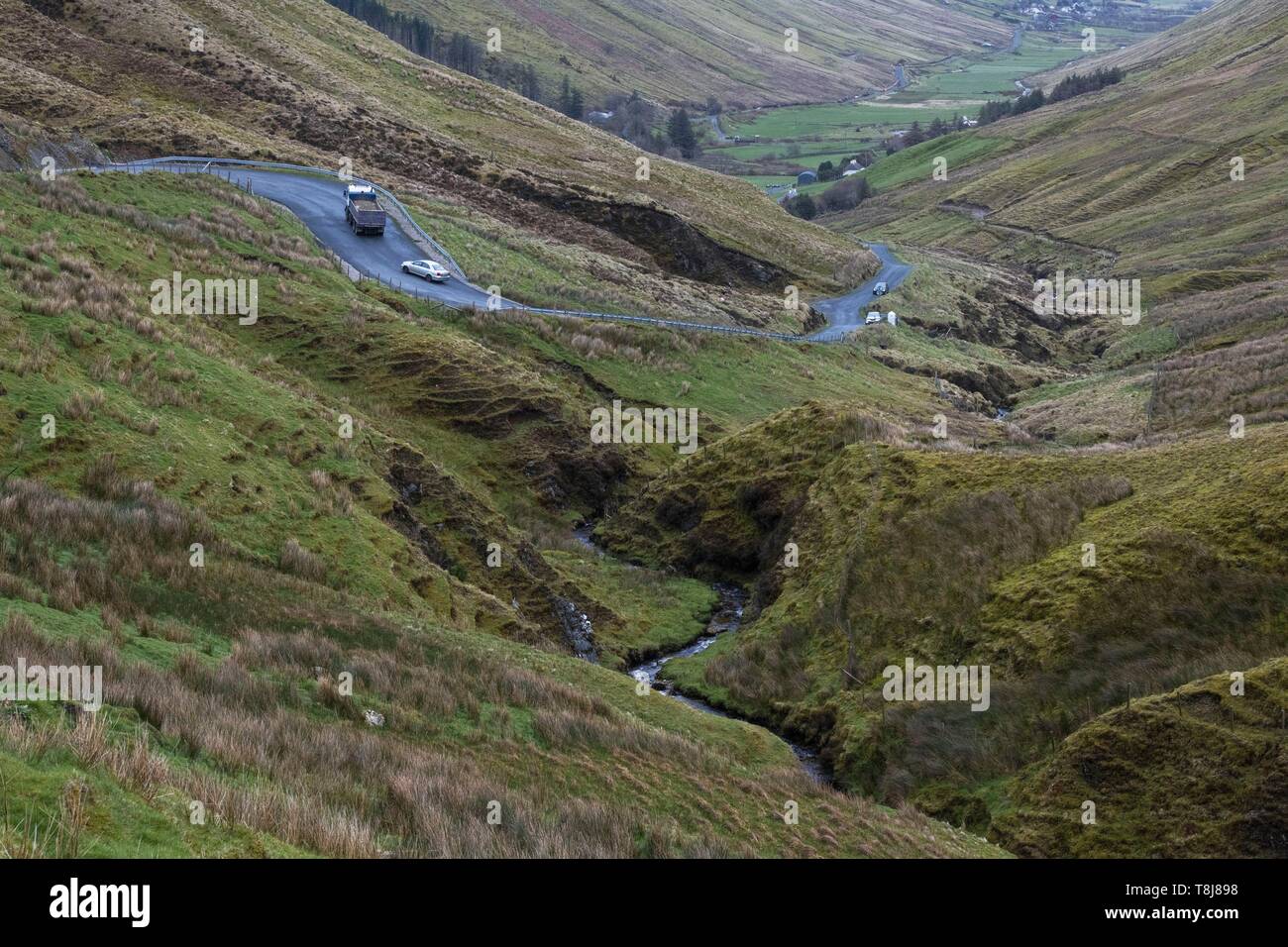 Ireland, County Donegal, Glengesh Pass Stock Photo - Alamy