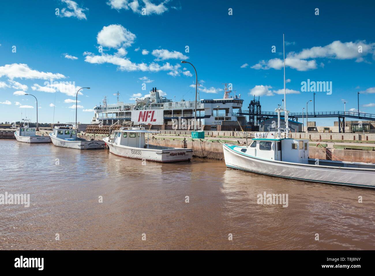 Canada, Prince Edward Island, Wood Islands, PEI to Nova Scotia ferry ...