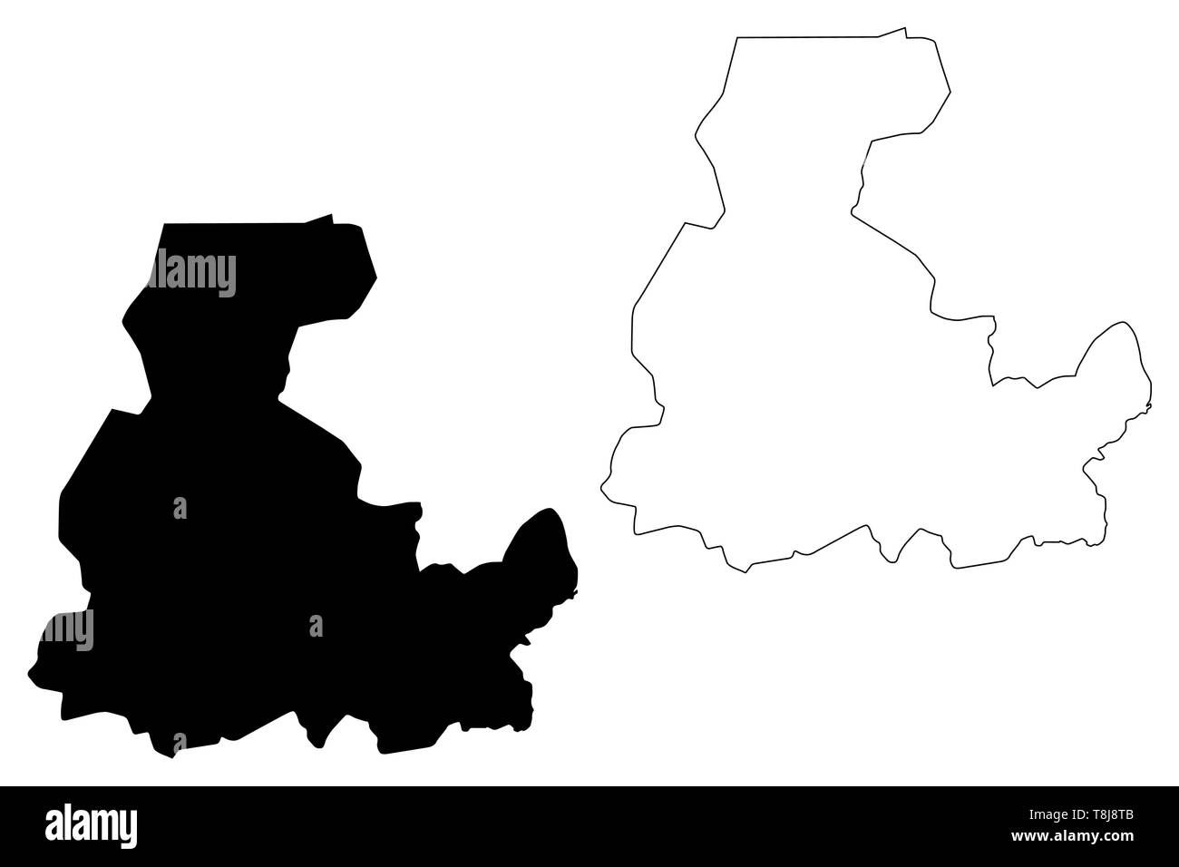 Segou Region (Regions of Mali, Republic of Mali) map vector ...