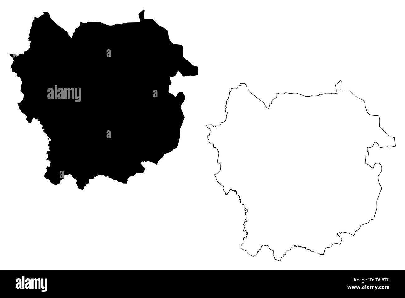 Kayes Region (Regions of Mali, Republic of Mali) map vector ...
