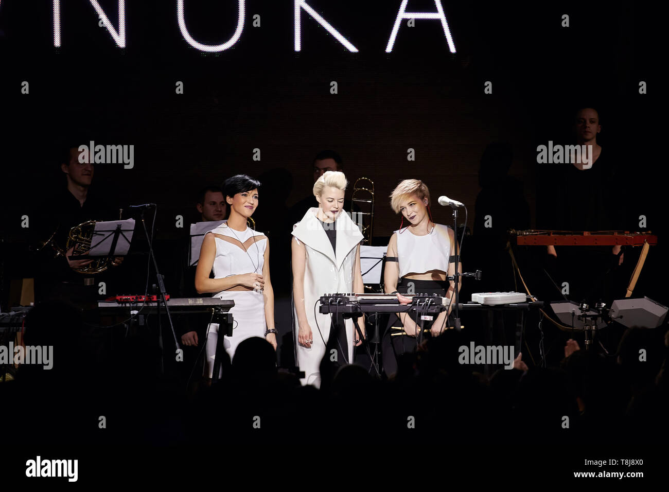 ONUKA band playing in the Lviv club Stock Photo - Alamy