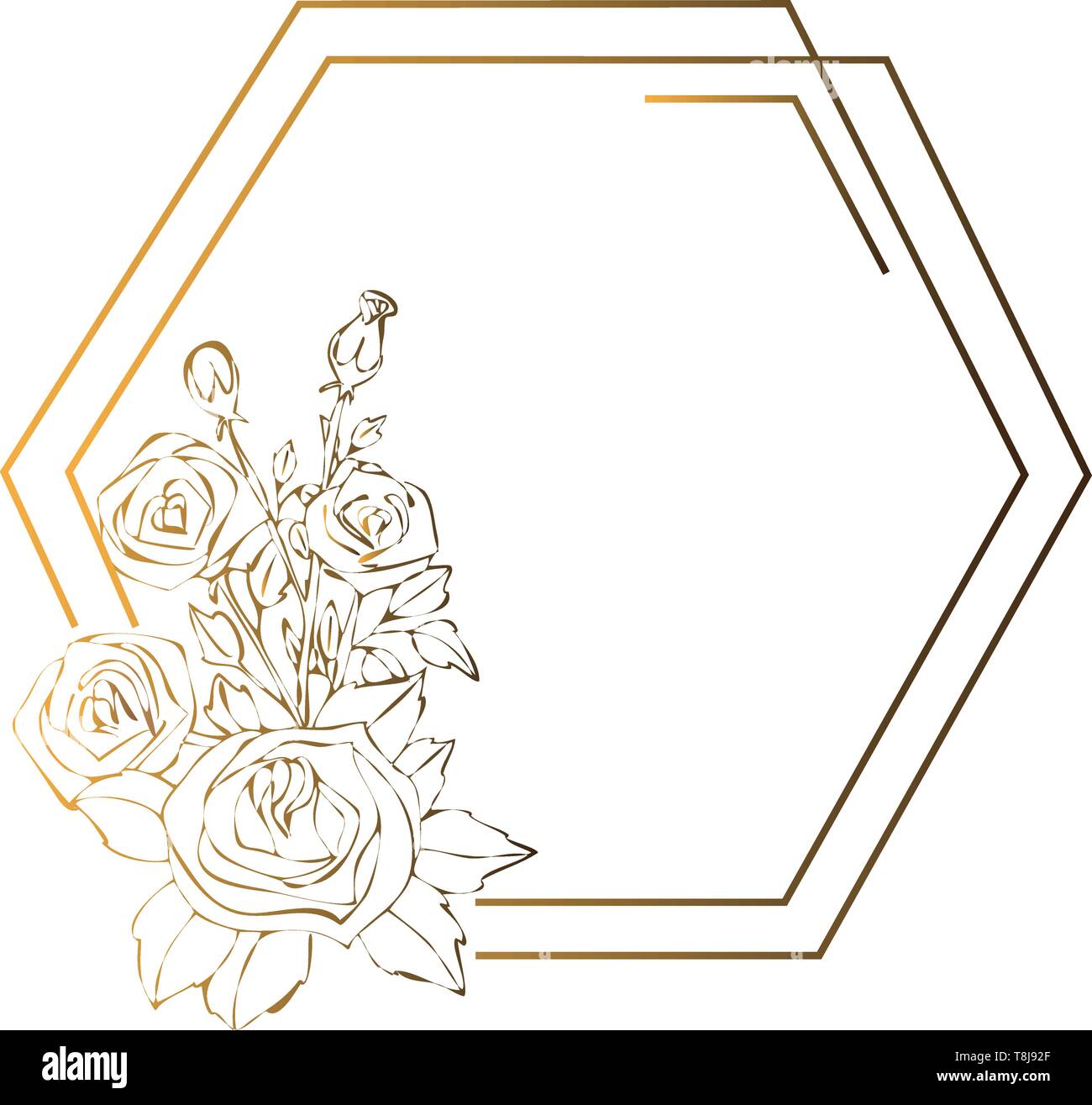 Roses frame hi-res stock photography and images - Alamy