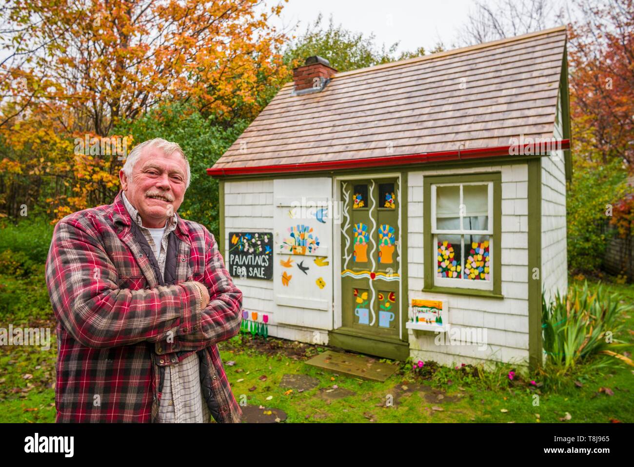 Canada, Nova Scotia, Digby, Maud Lewis House Replica built by Murray ...
