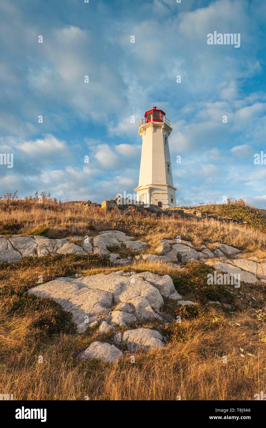 Louisbourg lighthouse hi-res stock photography and images - Alamy