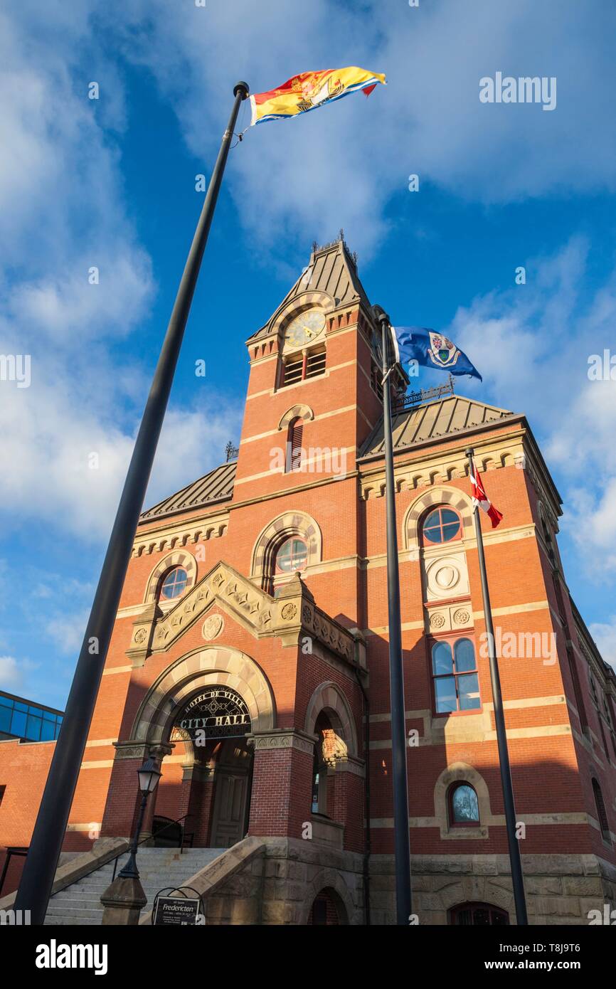 Canada, New Brunswick, Central New Brunswick, Fredericton, City Hall ...