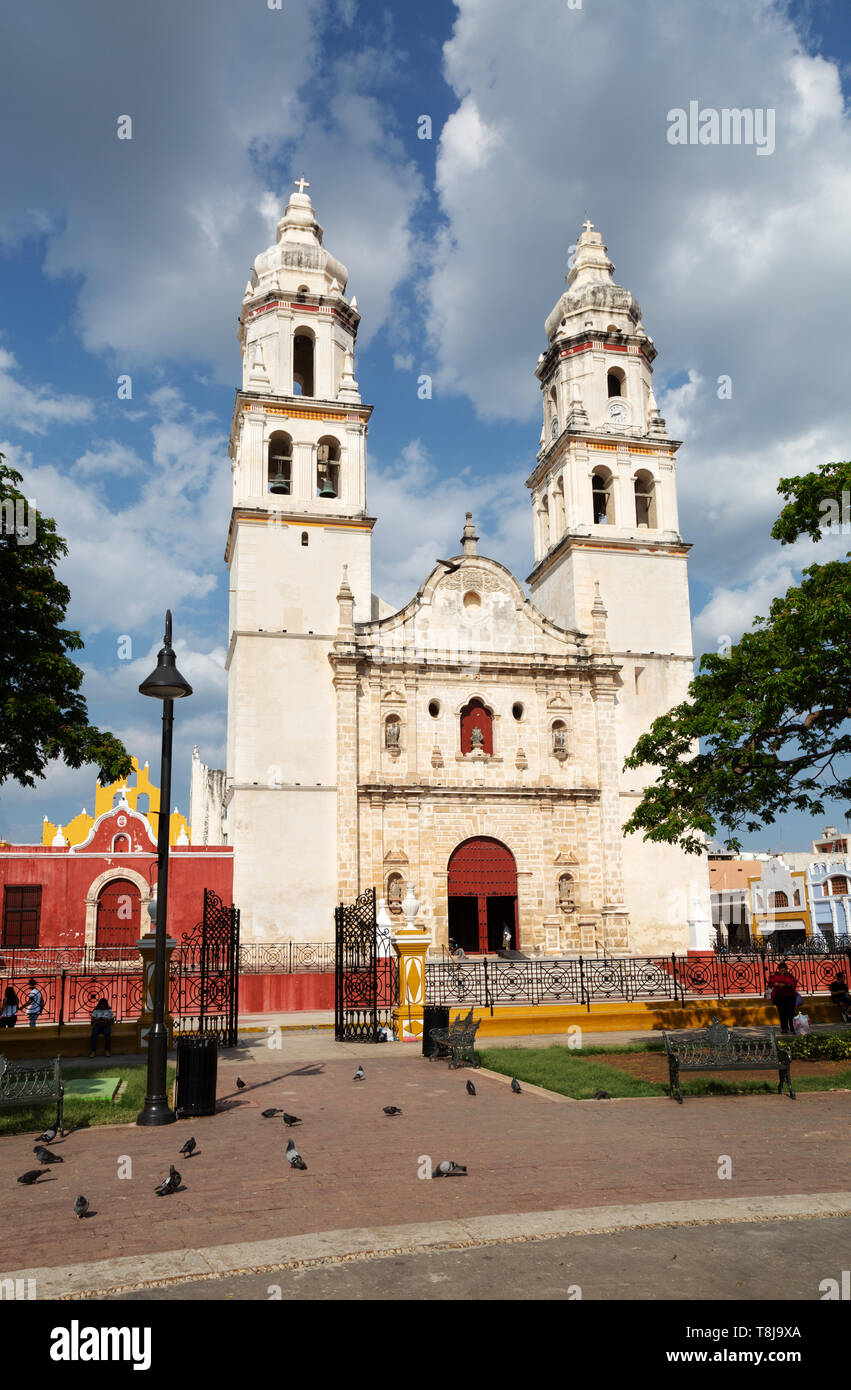 Campeche Mexico - Campeche old town UNESCO world heritage site street ...