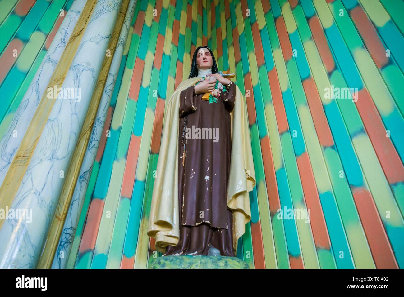Canada, New Brunswick, Acadian Peninsula, Sainte-Cecile, Eglise Petite ...