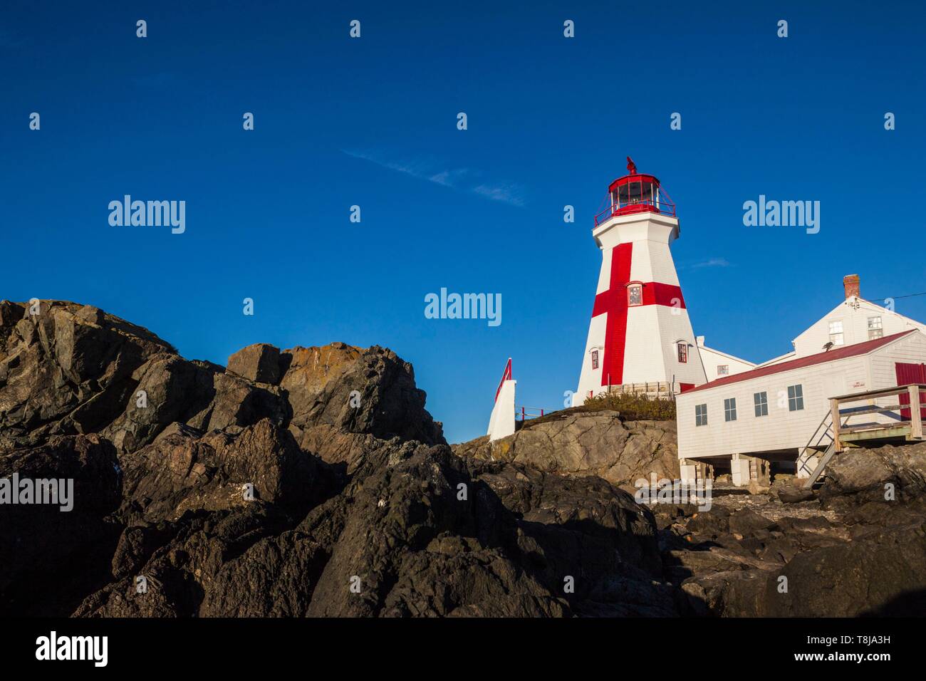 Canada, New Brunswick, Campobello Island, Head Harbour Lightstation ...