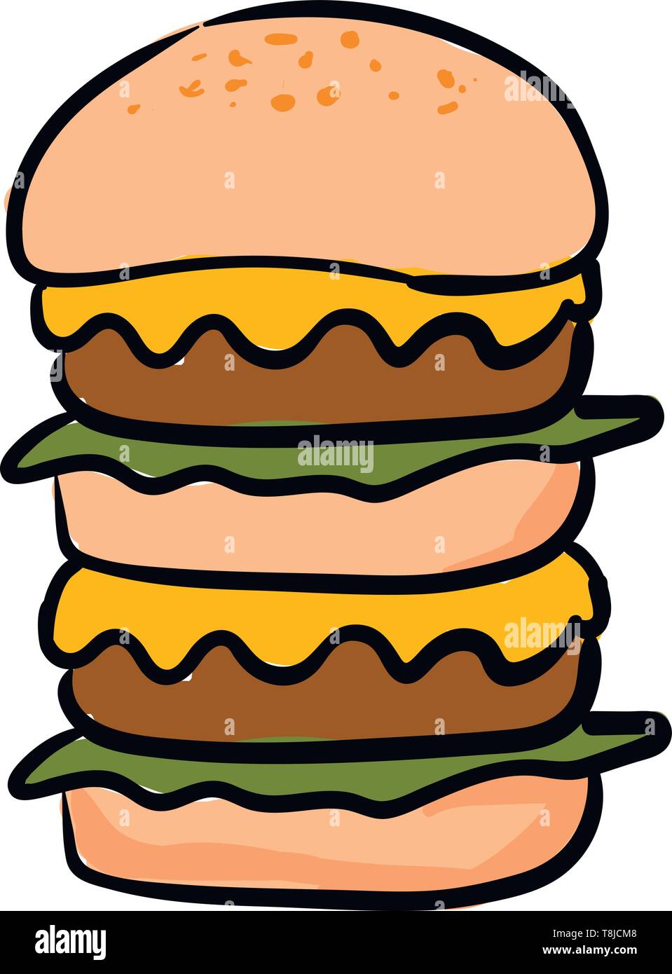 Burger Lettuce Vector