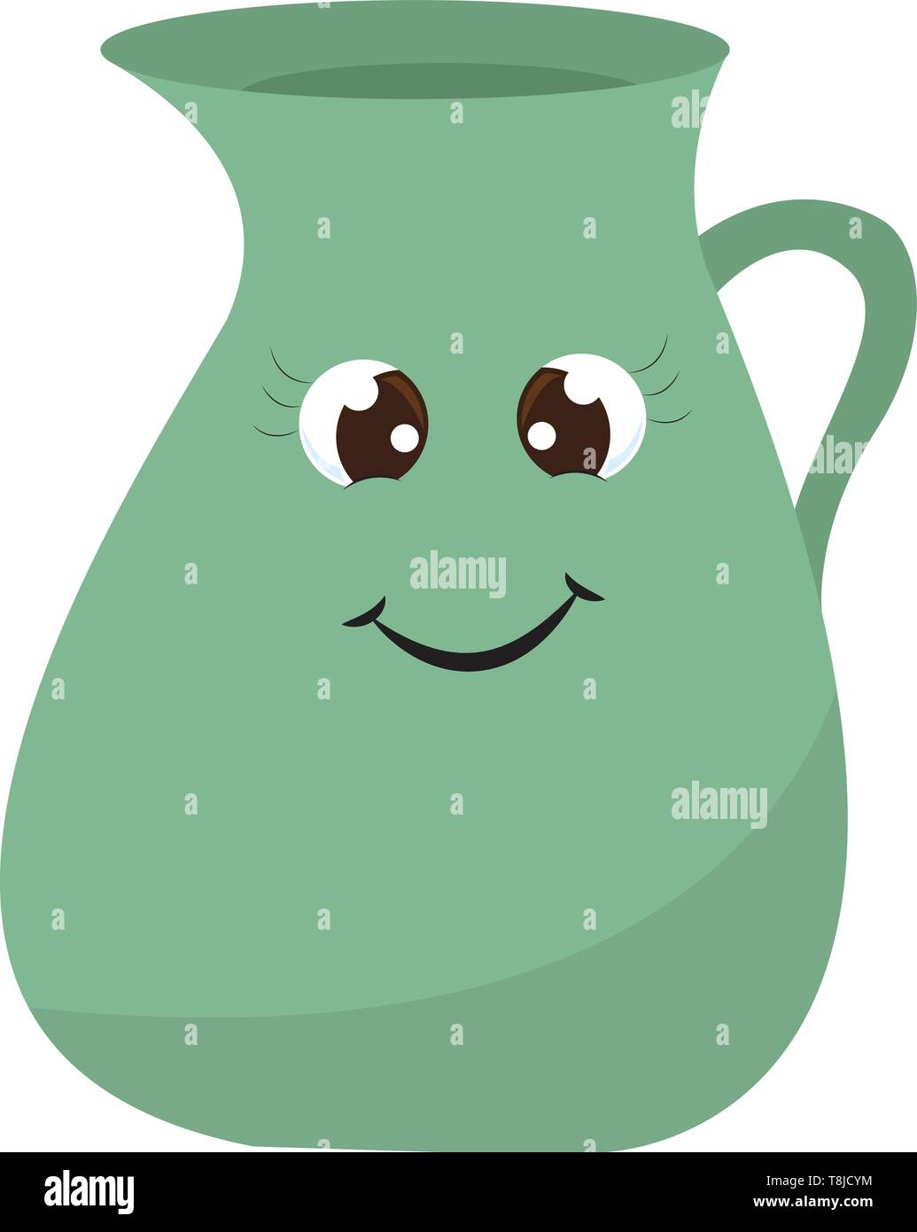Light green jug Stock Vector Images - Alamy