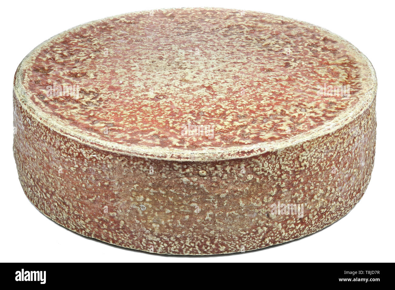 organic hay milk cheese wheel from German Allgäu region isolated on ...