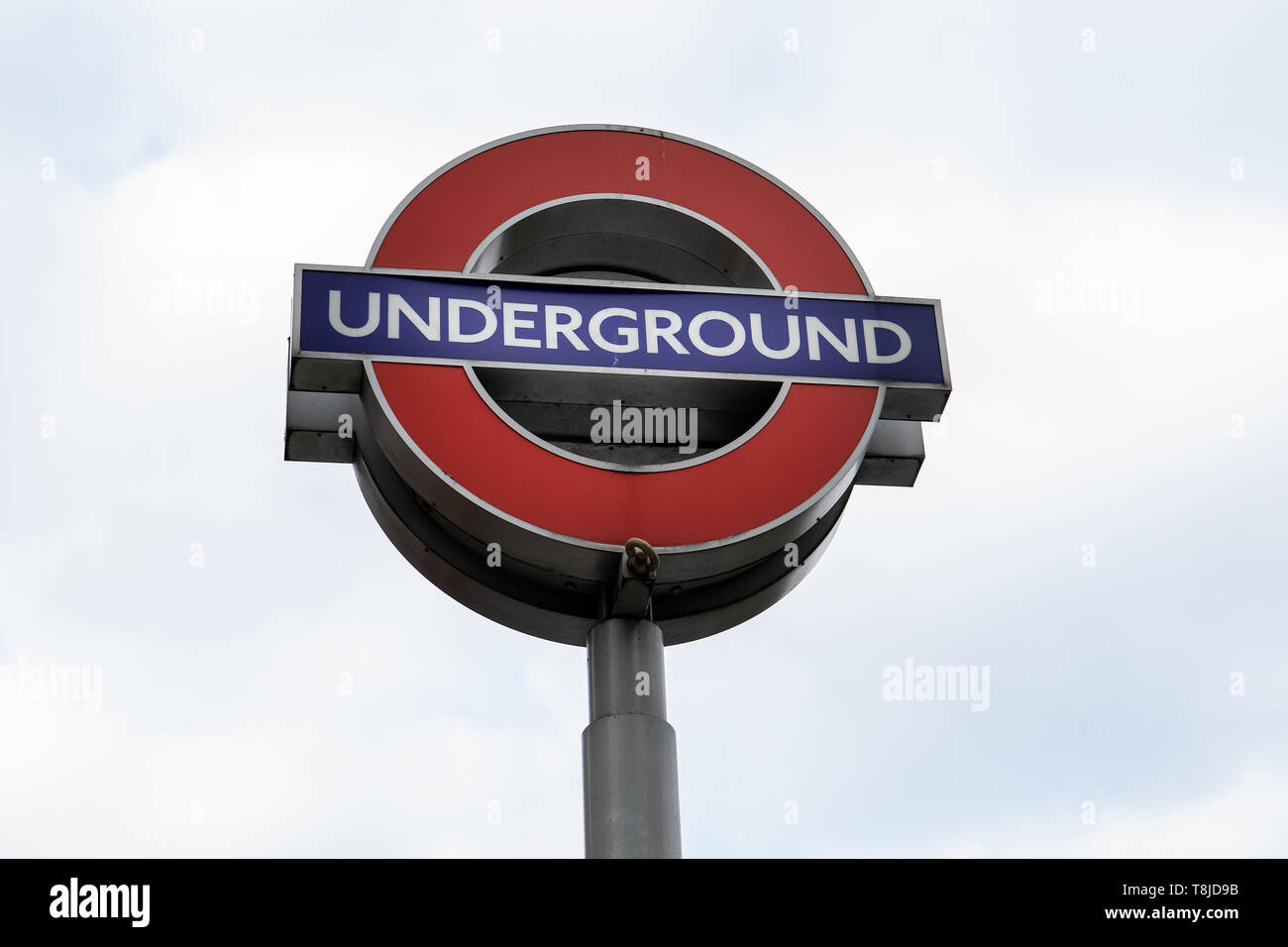 London underground station sign retro hi-res stock photography and ...