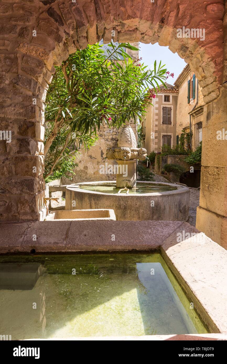 France, Vaucluse, Seguret, labeled the Most Beautiful Villages of ...