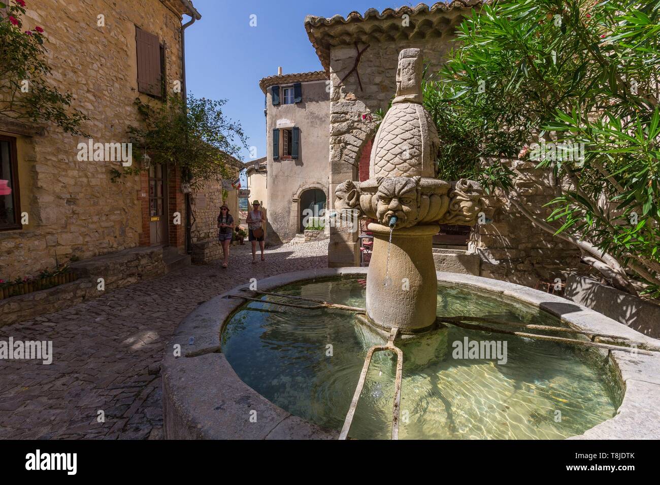France, Vaucluse, Seguret, labeled the Most Beautiful Villages of ...