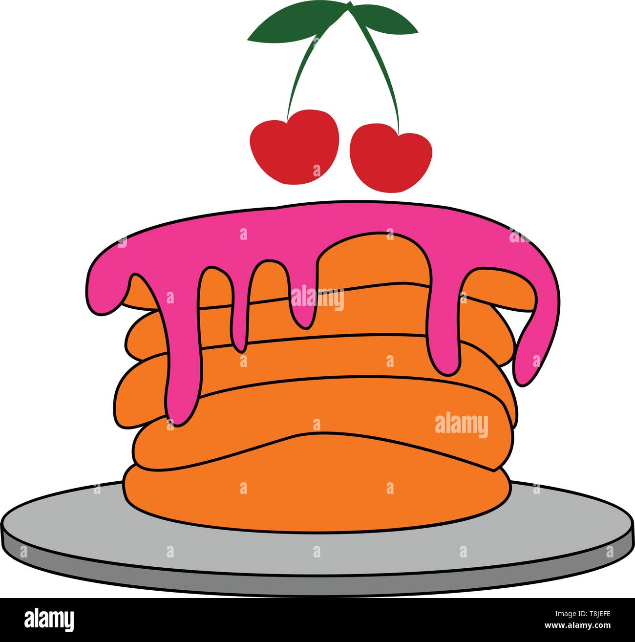 Pancake drawing hi-res stock photography and images - Alamy