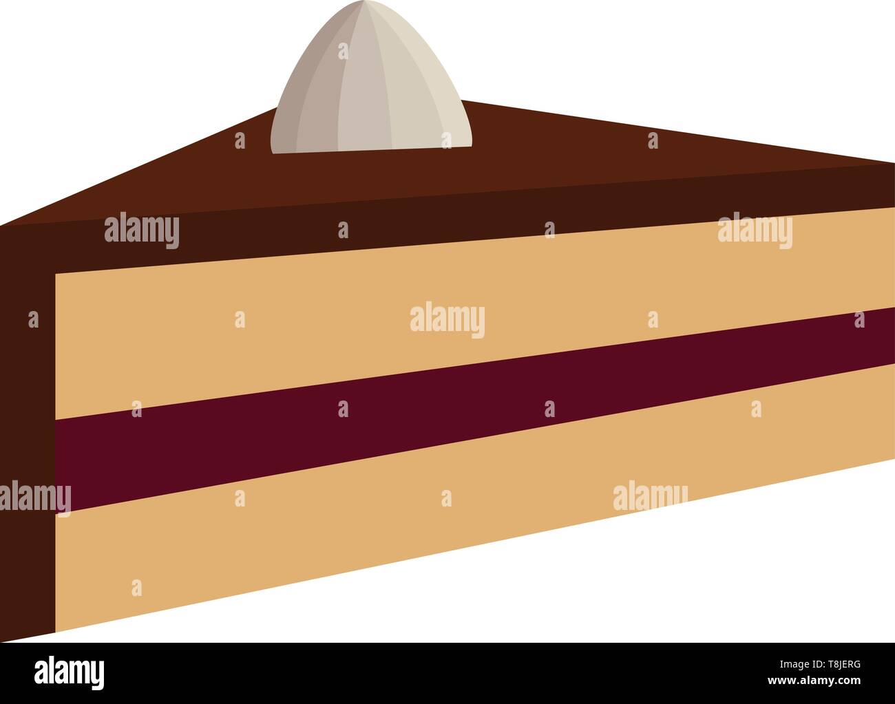 Layers of cake Stock Vector Images - Alamy