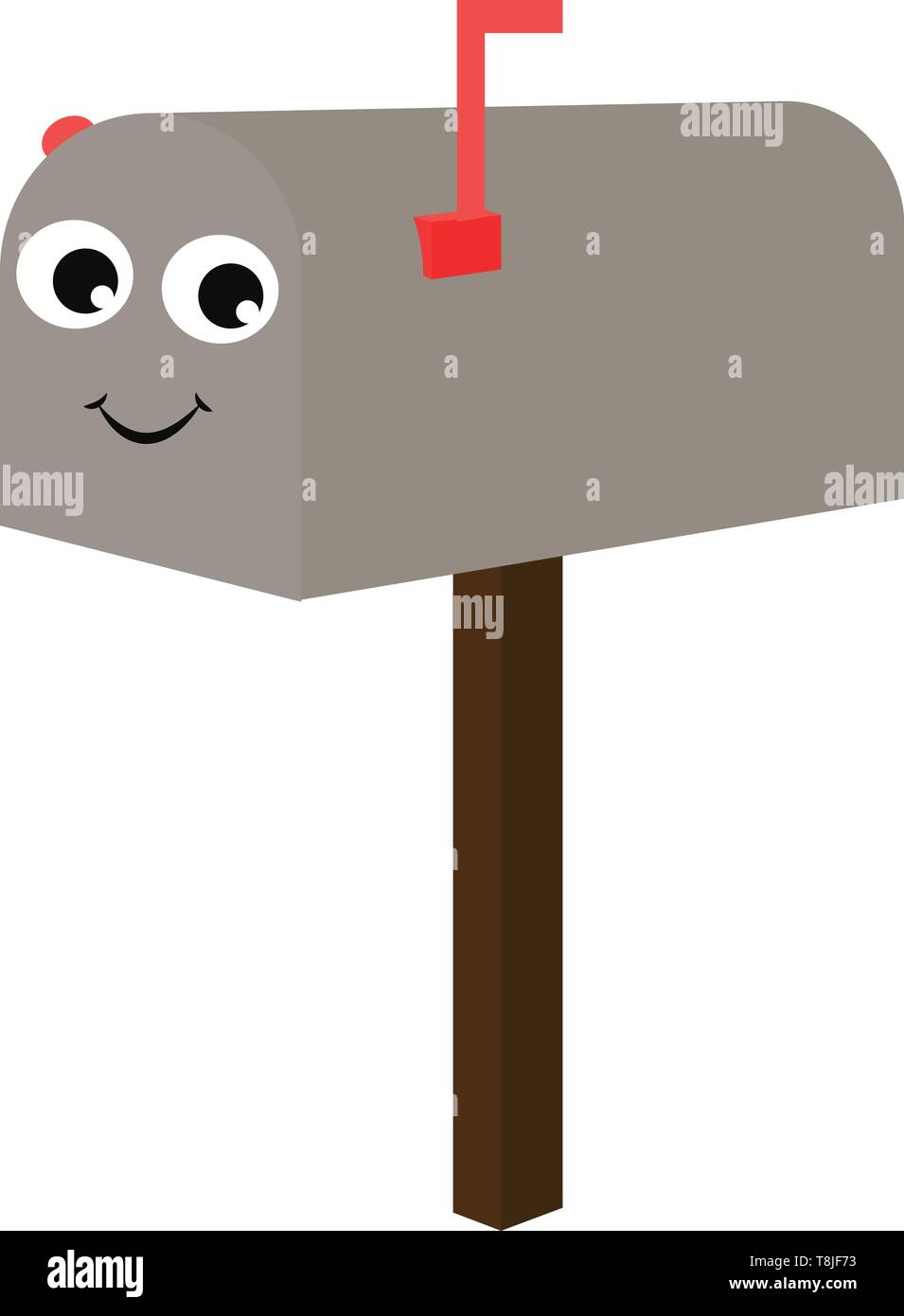 Red vintage post box Stock Vector Images - Alamy