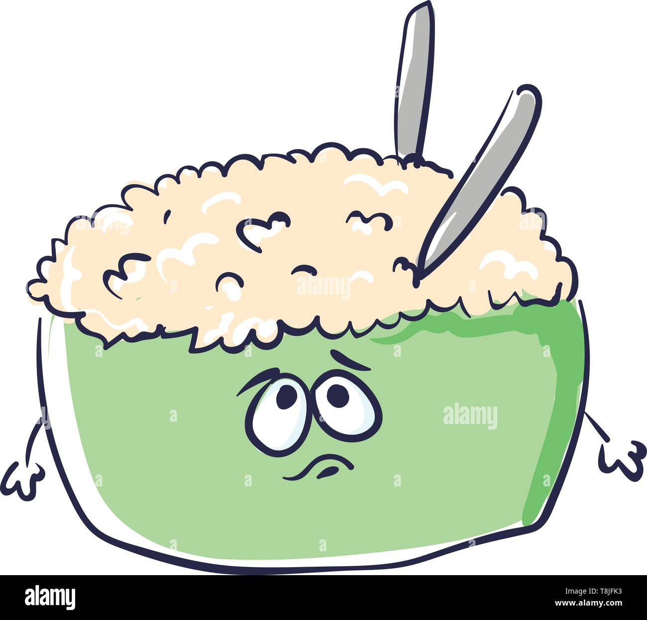 Having rice Stock Vector Images - Alamy