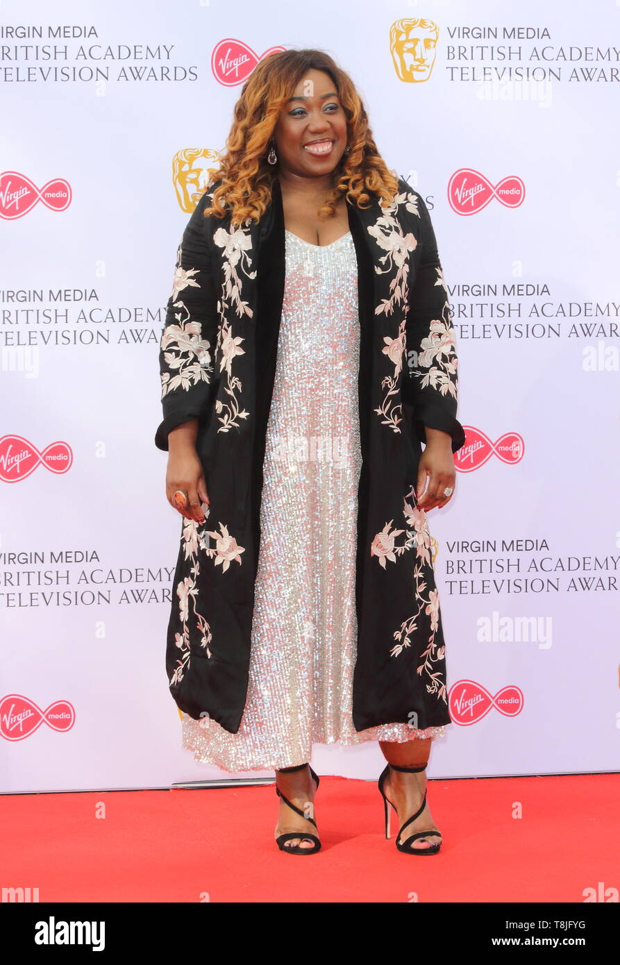Chizzy Akudolu seen on the red carpet during the Virgin Media BAFTA Television Awards 2019 at ...
