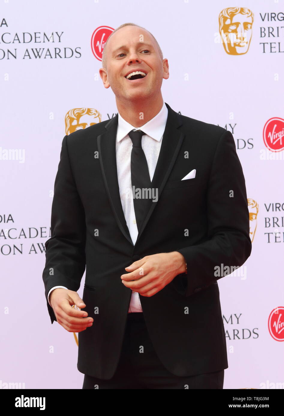 Rob Rinder seen on the red carpet during the Virgin Media BAFTA ...