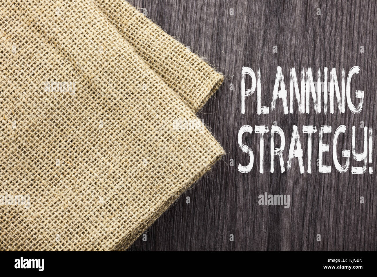 Conceptual hand writing showing Planning Strategy. Concept meaning ...
