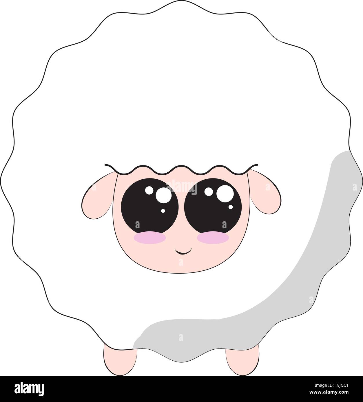 Sheep hill farm Stock Vector Images - Alamy