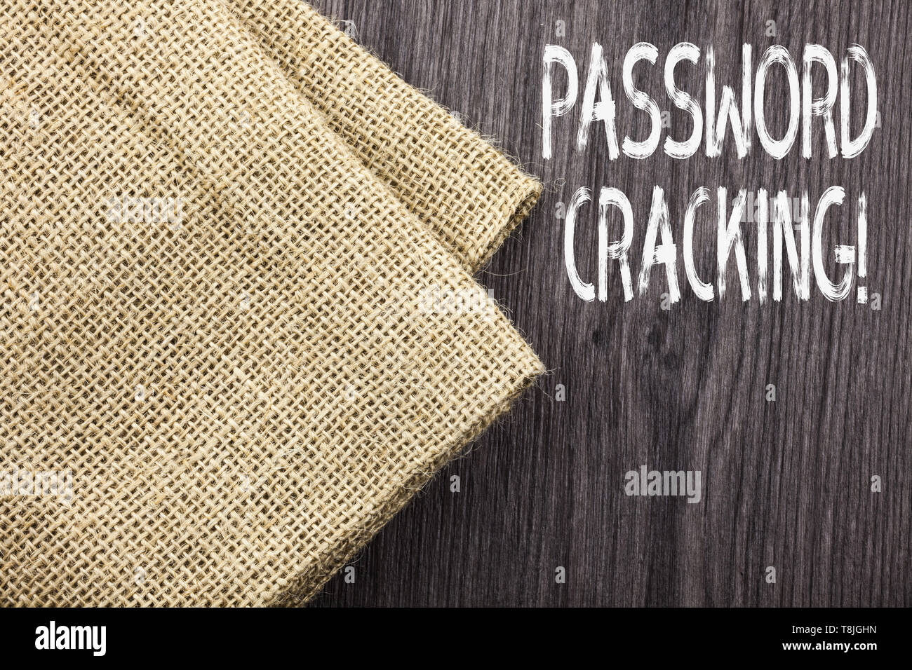 Conceptual hand writing showing Password Cracking. Concept meaning ...