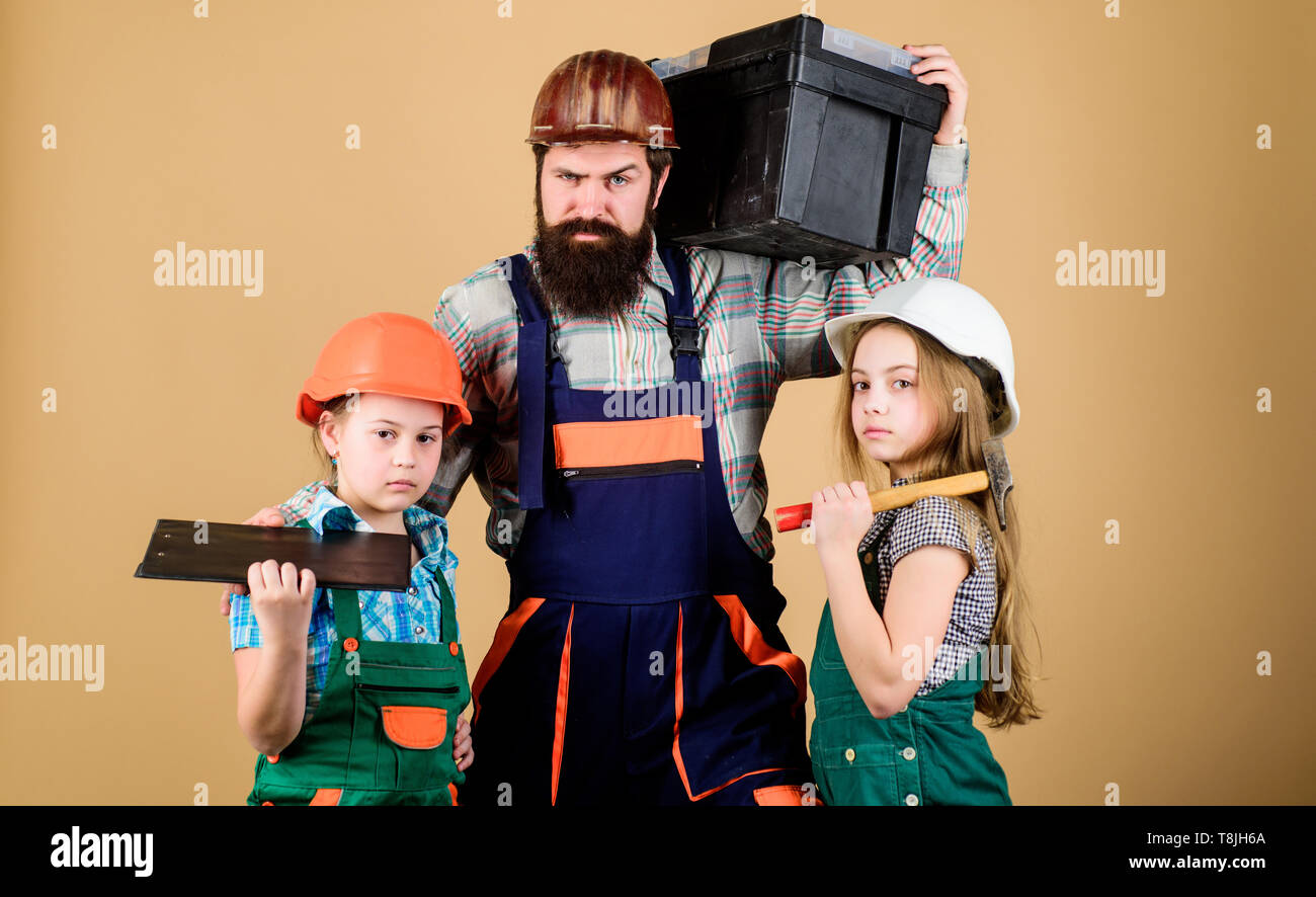 construction worker assistant. Builder or carpenter. Repairman in ...