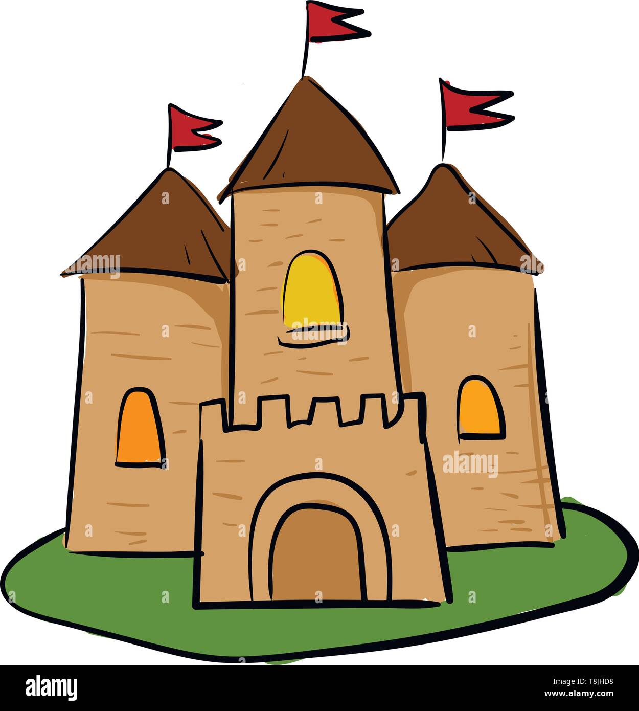 Color towers Stock Vector Images - Alamy