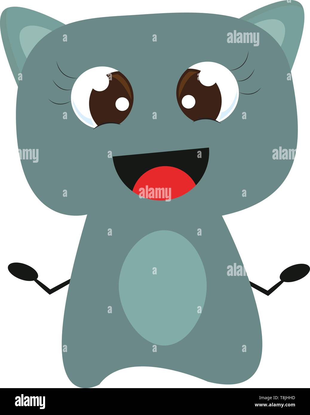 Beautiful cat picture Stock Vector Images - Alamy