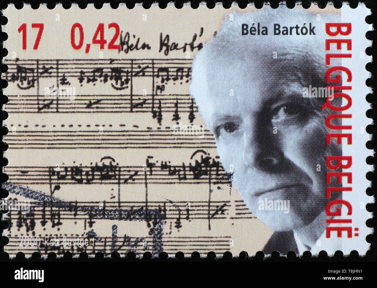Bela bartok stamp hi-res stock photography and images - Alamy