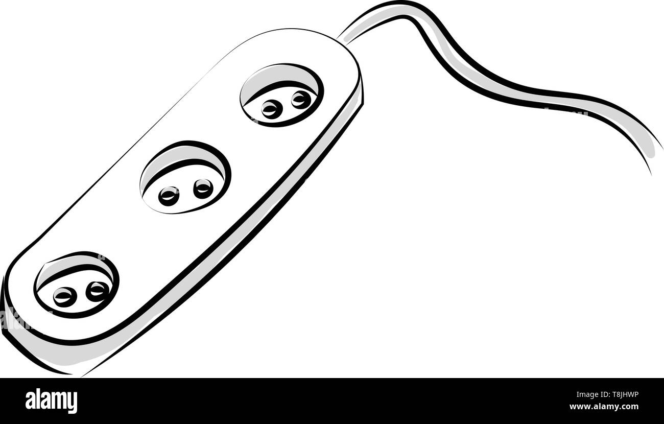 Extension chord Stock Vector Images - Alamy