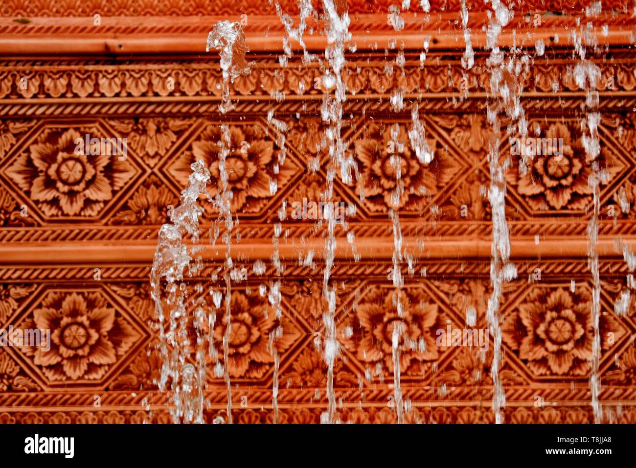 Ancient Pattern Design on Rock Stock Photo - Alamy