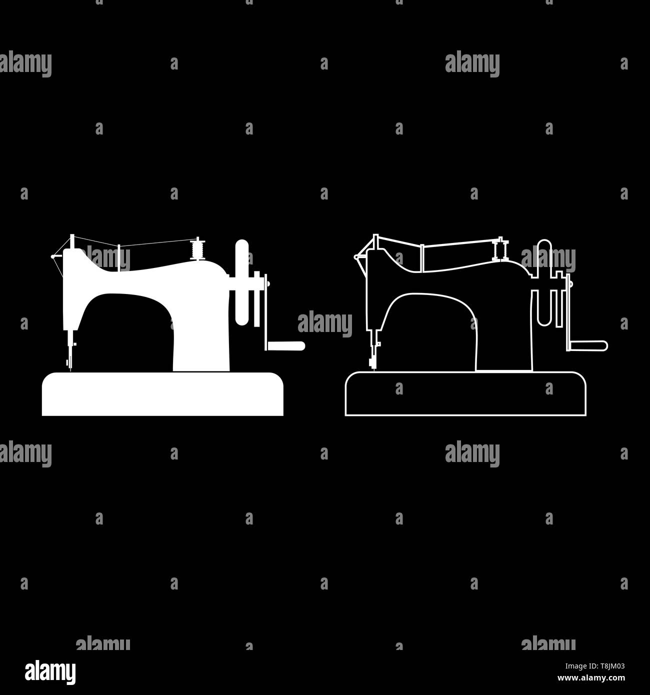 Tailor equipment Black and White Stock Photos & Images - Alamy