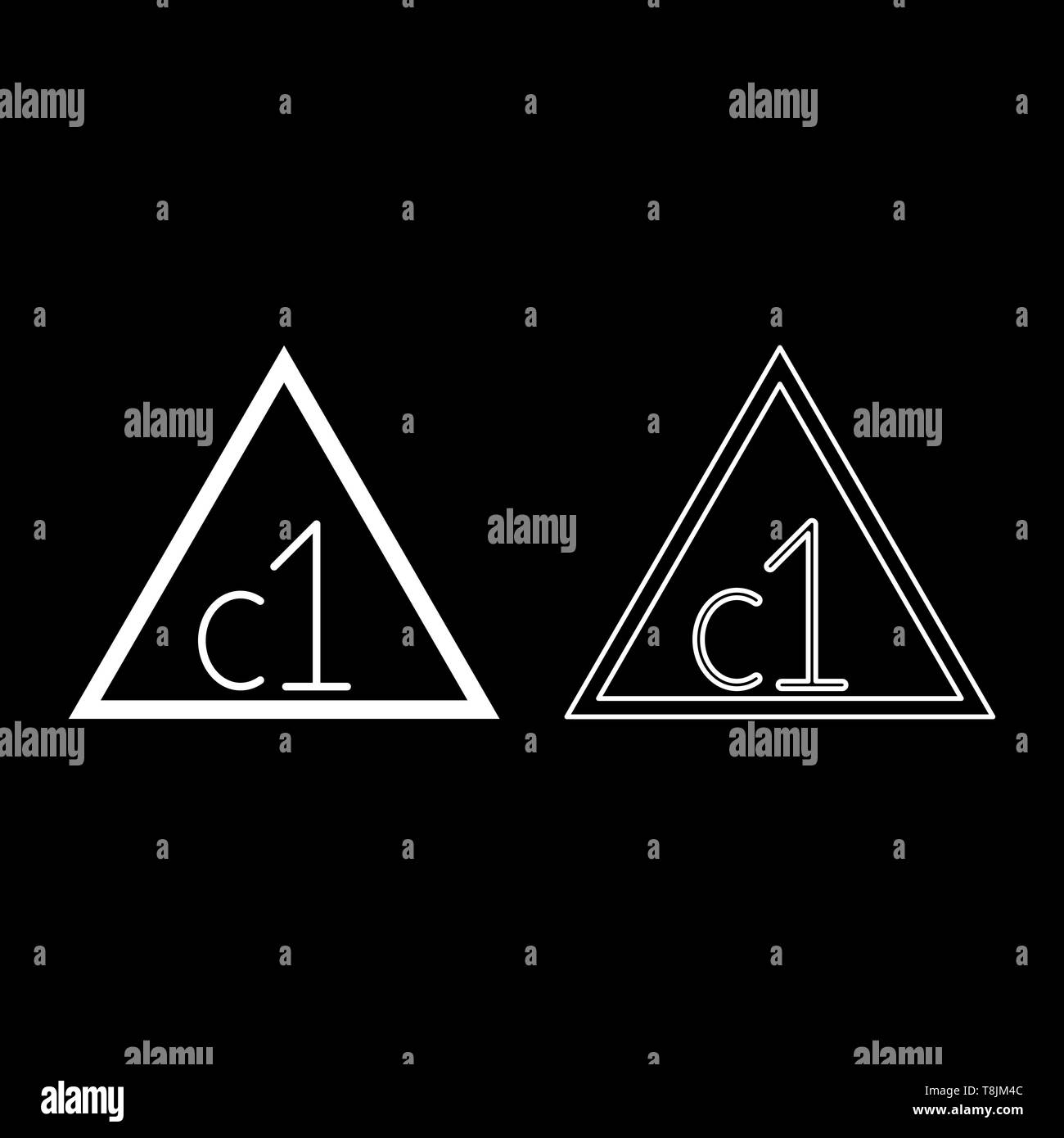 Chlorine symbol Stock Vector Images - Alamy