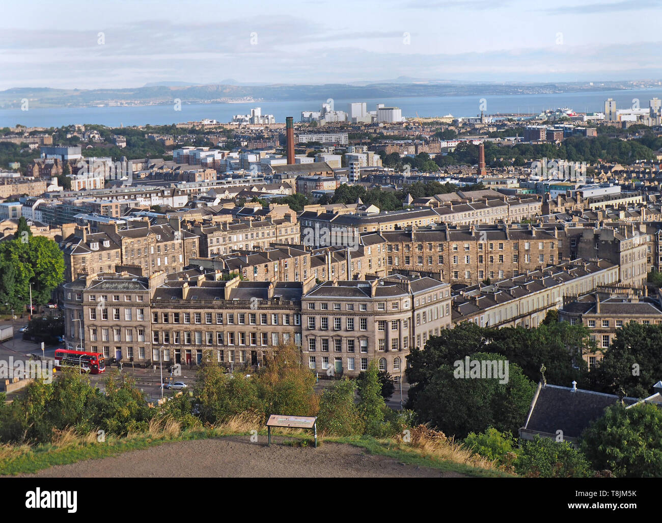Edinburgh birds eye view hi-res stock photography and images - Alamy