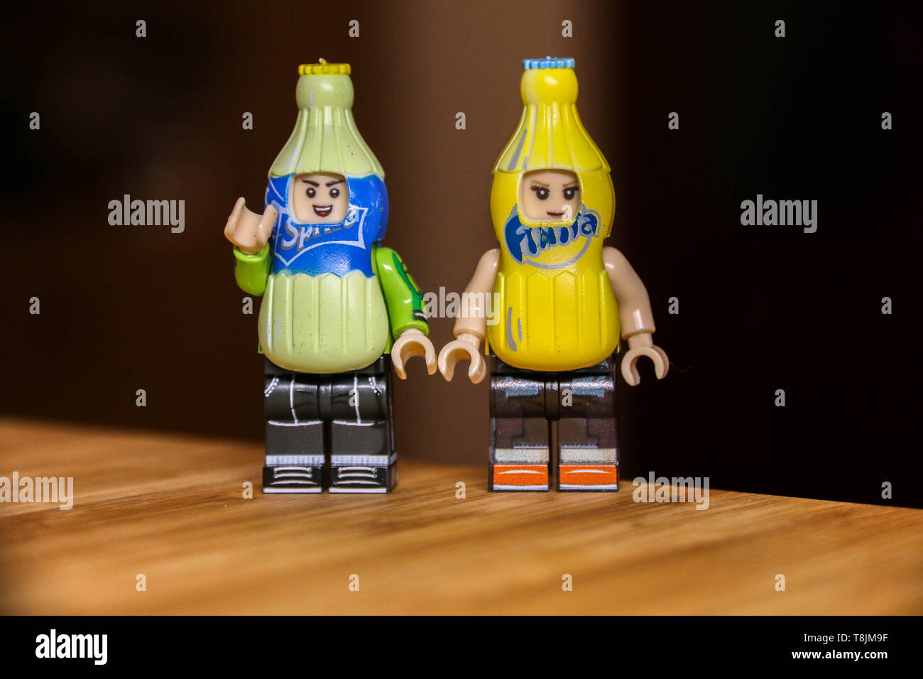 Drink mini toy block minifigures Stock Photo - Alamy