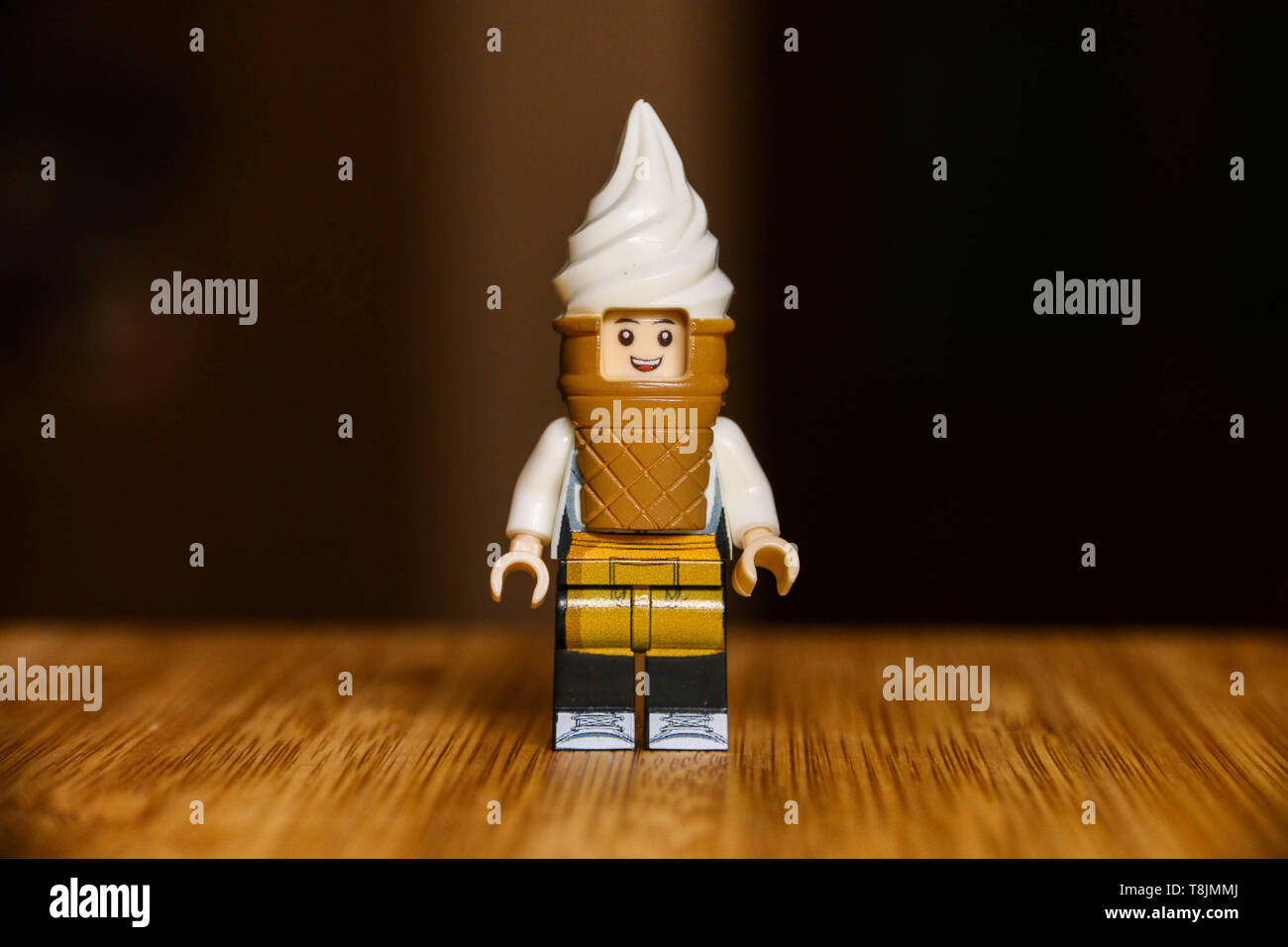 Ice cream mini toy block minifigures Stock Photo - Alamy