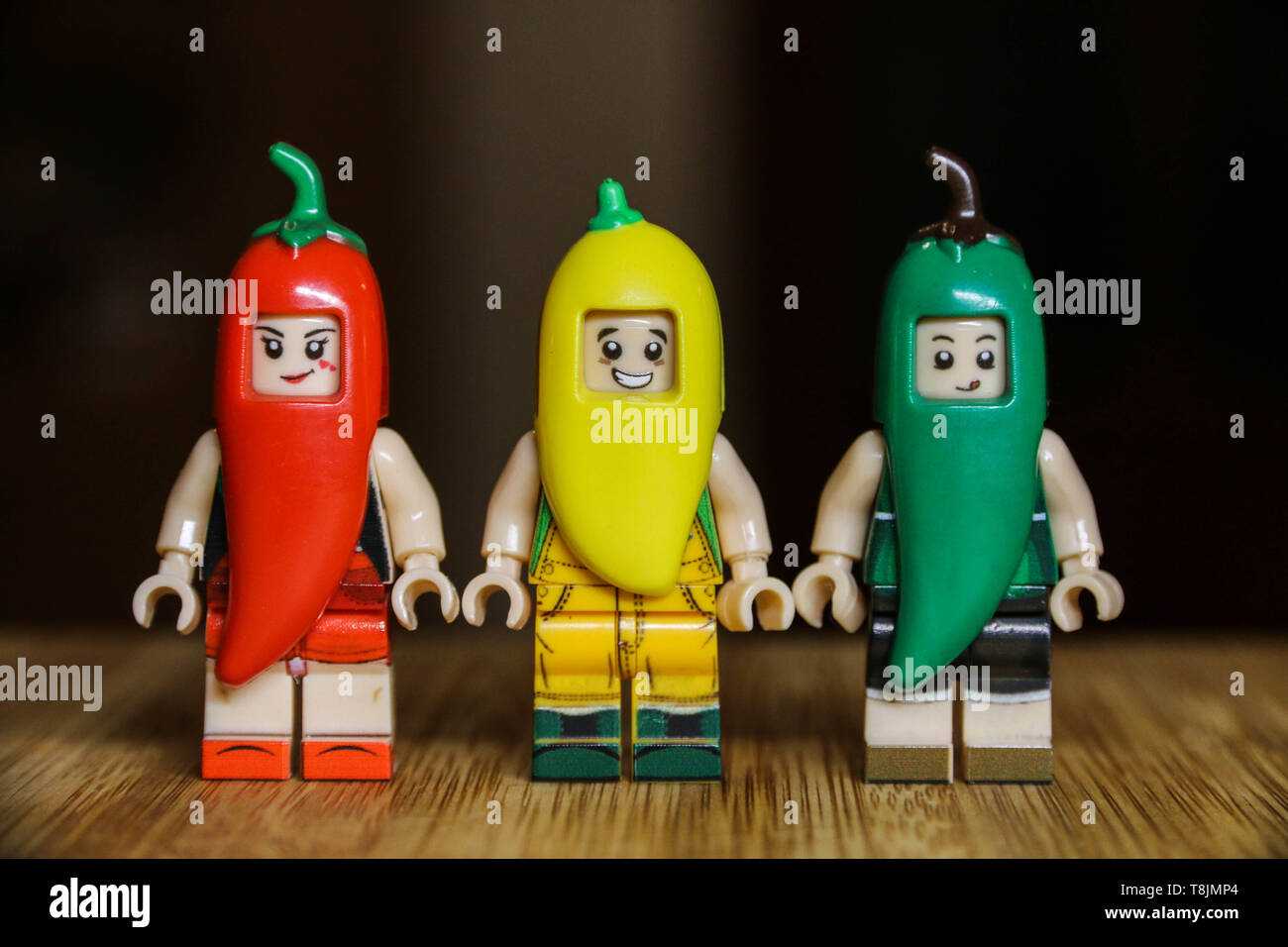 Peppers mini toy block minifigures Stock Photo - Alamy