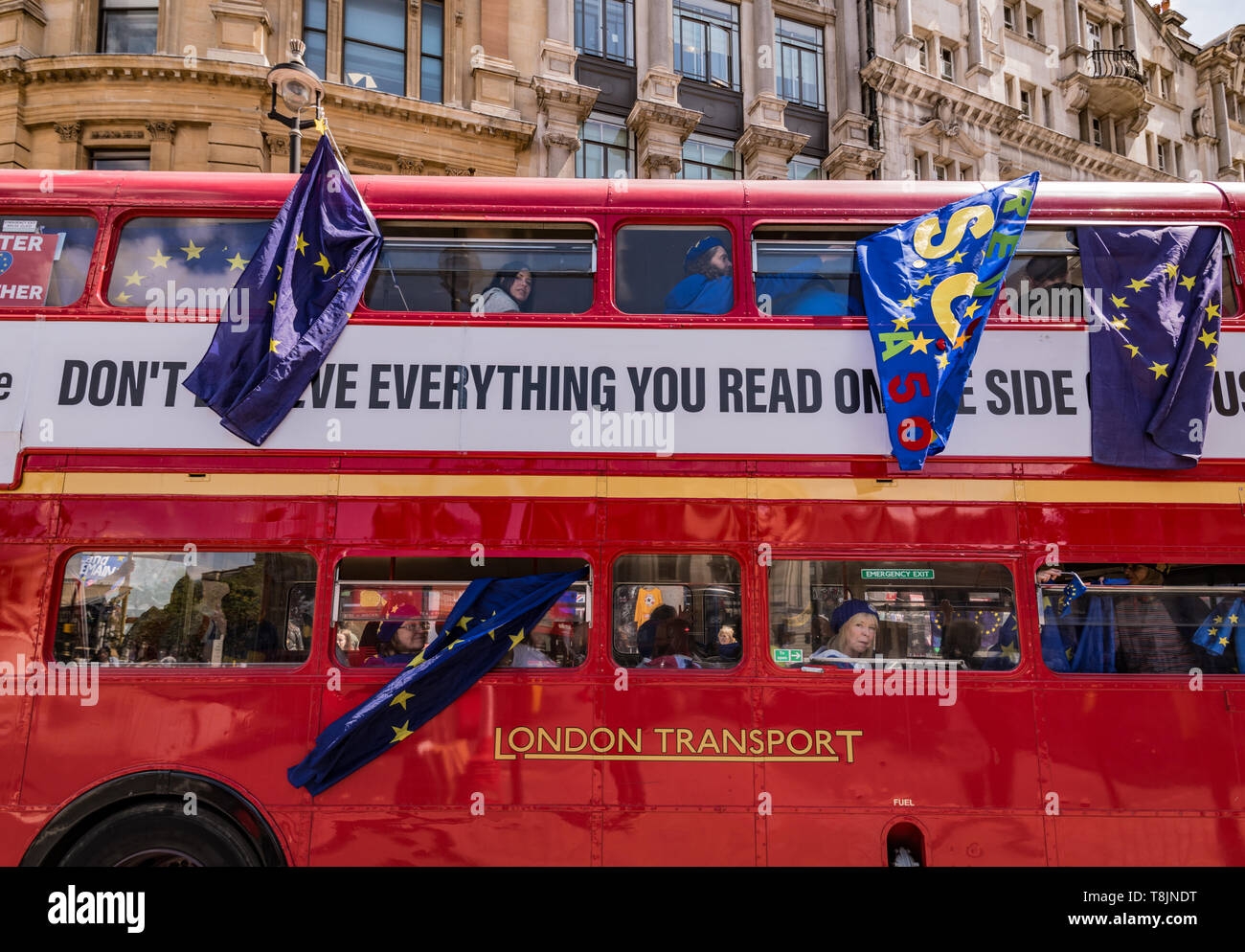 Remain Campaign London Bus Stock Photo - Alamy